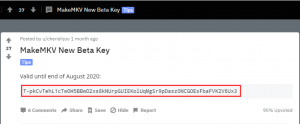 【最新】MakeMKV Beta Keyを更新しなきゃ？MakeMKV公認コード（登録キー）の取得方法！ » videobyte.jp